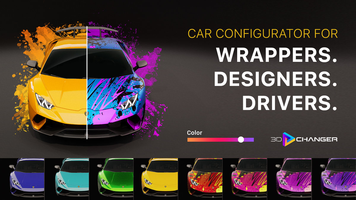 3D CHANGER CAR WRAP CONFIGURATOR WrapStyle Car Wrap Paint